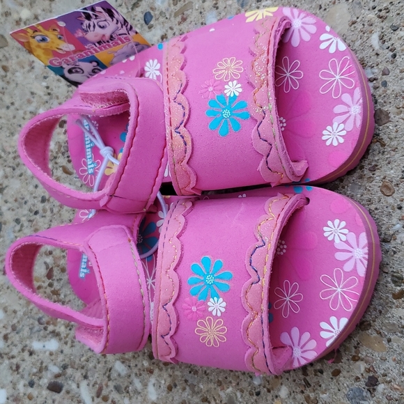 Garanimals | Shoes | Garanimals Pink Flower Eve Sandals Baby 6 | Poshmark